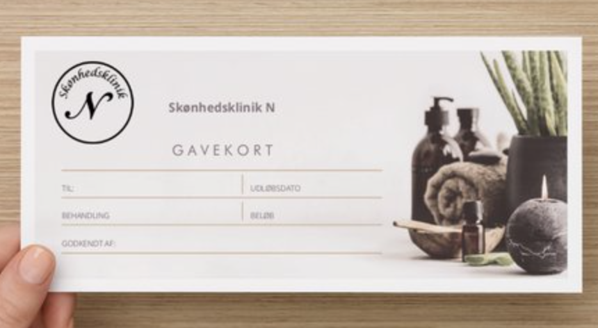 Gavekort - Skønhedsklinik N